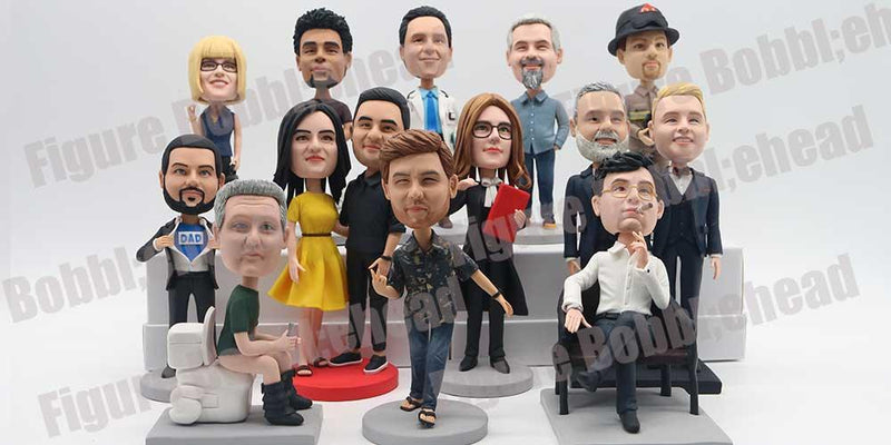 Figure Bobblehead Finished Customized Bobbleheads Show