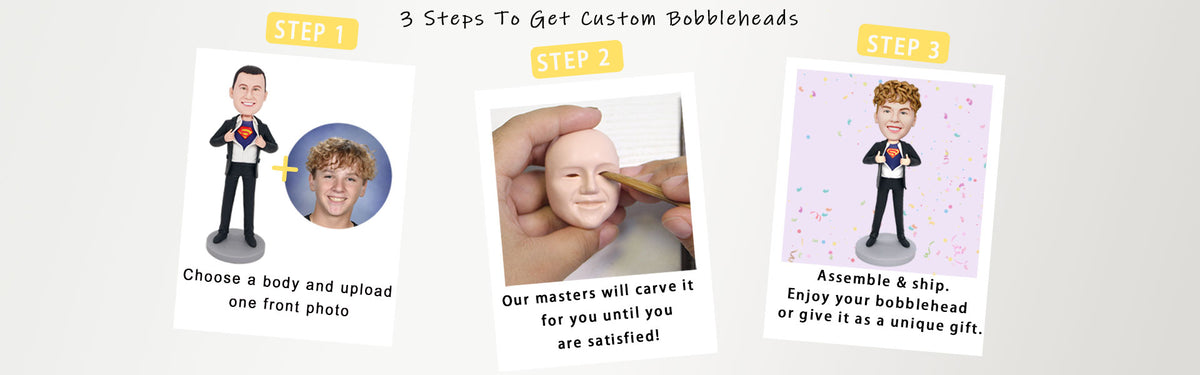 Custom Bobble Head From Photo-Personalized Bobblehead Gifts – Figure ...