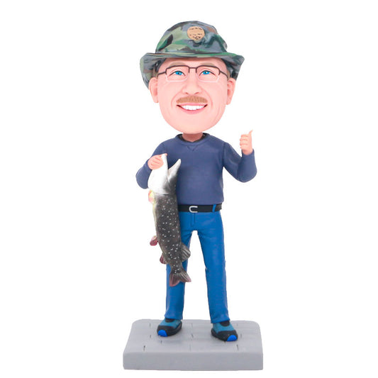Custom Fisherman Bobblehead - Figure Bobblehead