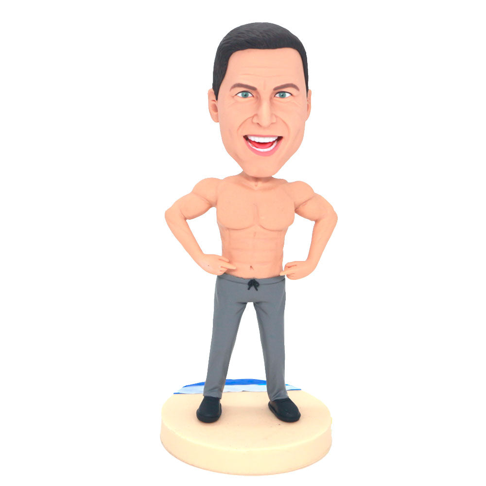 Custom Male Bodybuilder Bobblehead – Figure Bobblehead