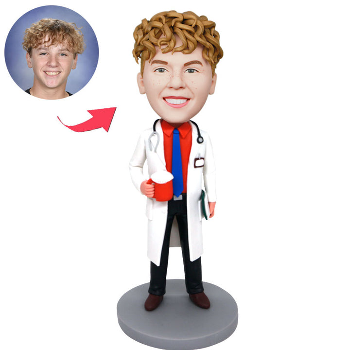 Custom Doctor Bobblehead - Best Doctor's Day Gifts – Figure Bobblehead