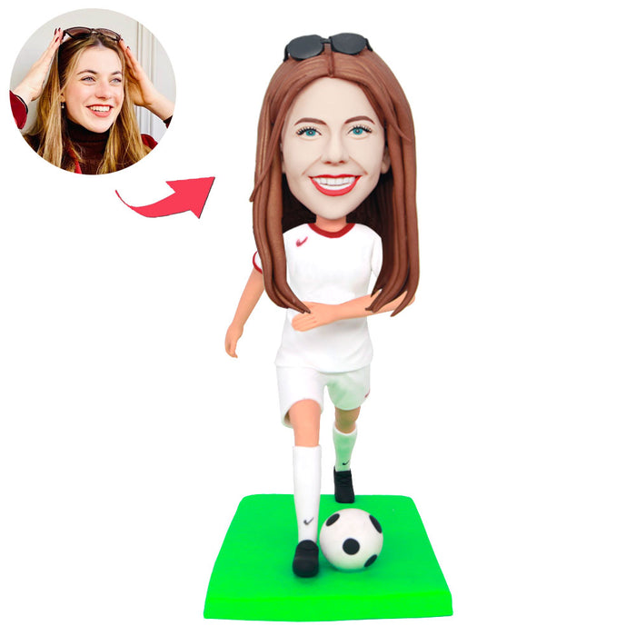 Custom Female Soccer Player Bobbleheads – Figure Bobblehead
