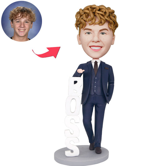 Custom Boss Bobblehead - Unique Boss's Day Gifts – Figure Bobblehead
