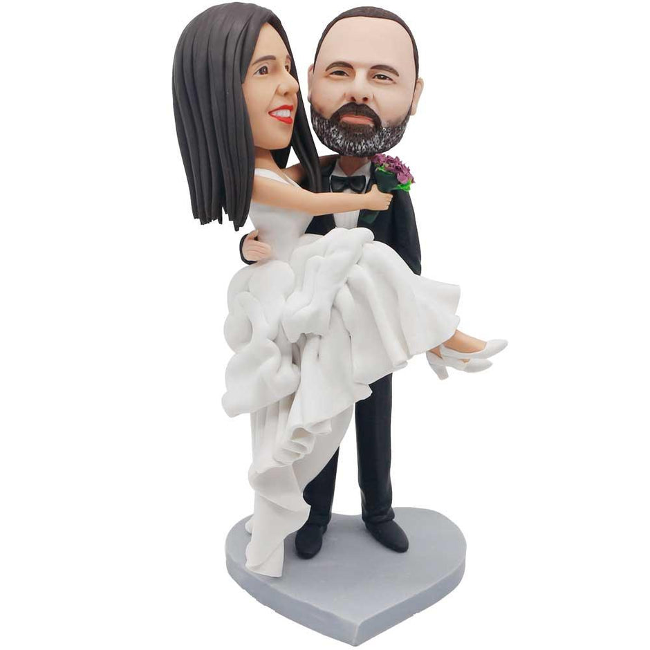 Custom Wedding Bobbleheads Cake Topper - Groomsmen Bobble Head – Figure ...