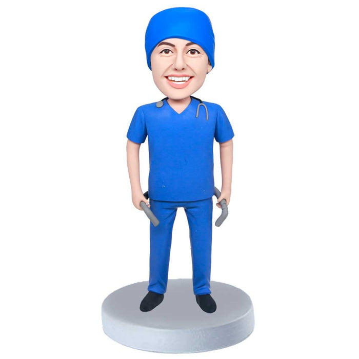 Custom Doctor Bobblehead - Best Doctor's Day Gifts – Figure Bobblehead