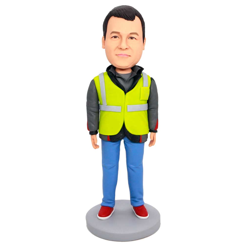 Male Engineer Custom Figure Bobbleheads
