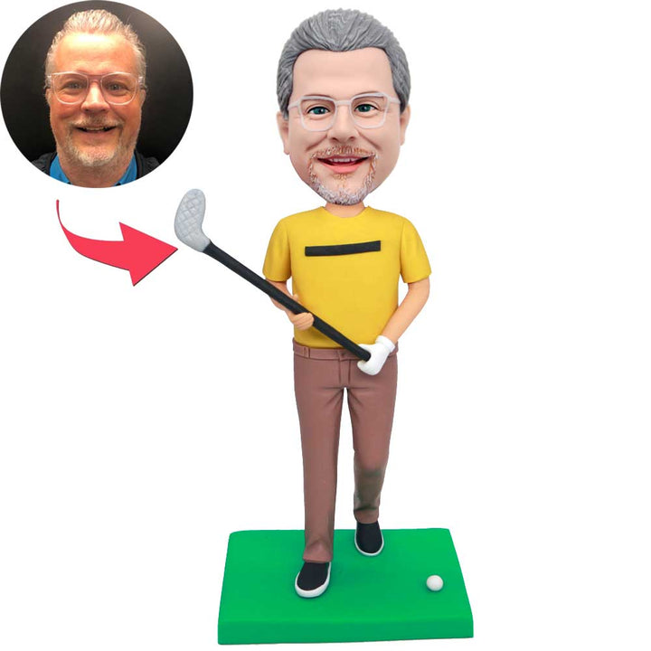 Custom Golf Bobblehead - Best Gifts For Golf Lover – Figure Bobblehead