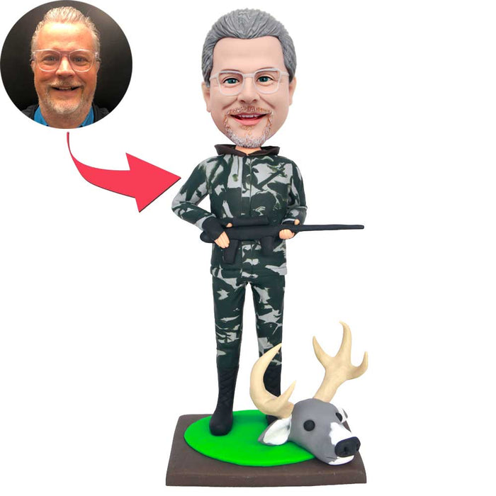 Custom Male Bobblehead - Custom Fathers' Day Bobblehead Gift – Figure ...